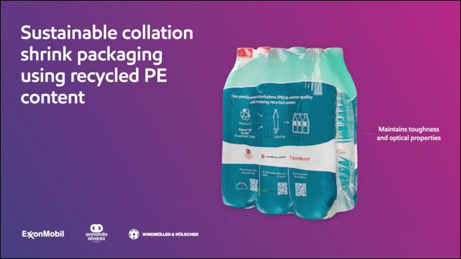 Video: Sustainable collation shrink packaging using recycled PE content