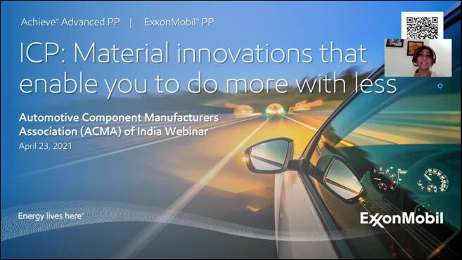 ExxonMobil Automotive Polypropylene Solutions - ACMA Webinar