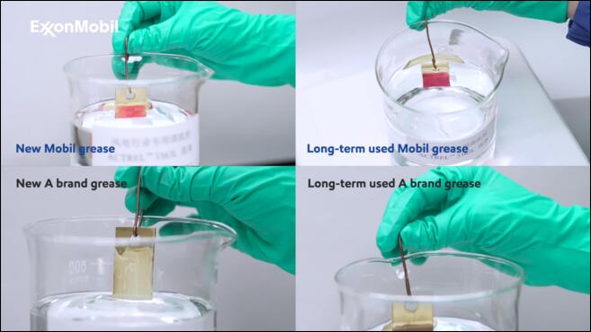 Actrel™ fluids: Wind turbine old grease cleaning lab test