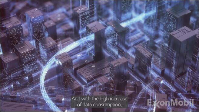 ExxonMobil Data Center Immersion fluid video
