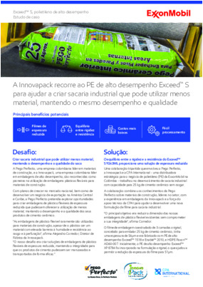 Estudo de caso: A Innovapack recorre ao PE de alto desempenho Exceed™ S ...